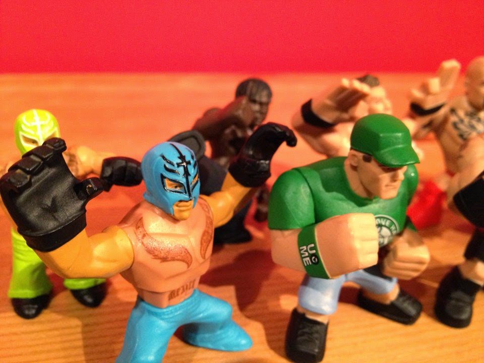 Fully Jointed Play Figures: WWE Rumblers