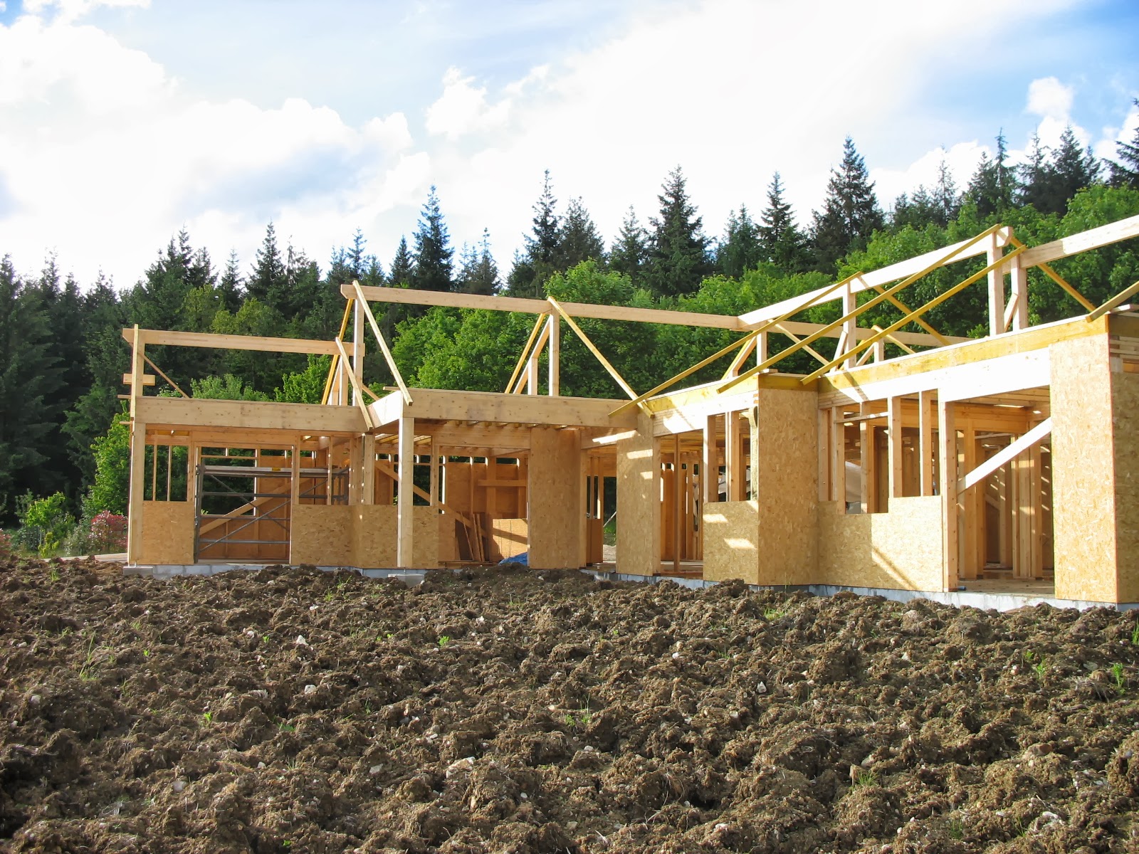 Construire sa maison en bois: Les chevrons