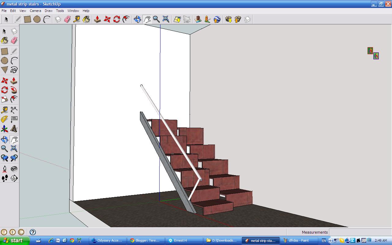 TeresaPeng1101: SketchUp Stairs 1