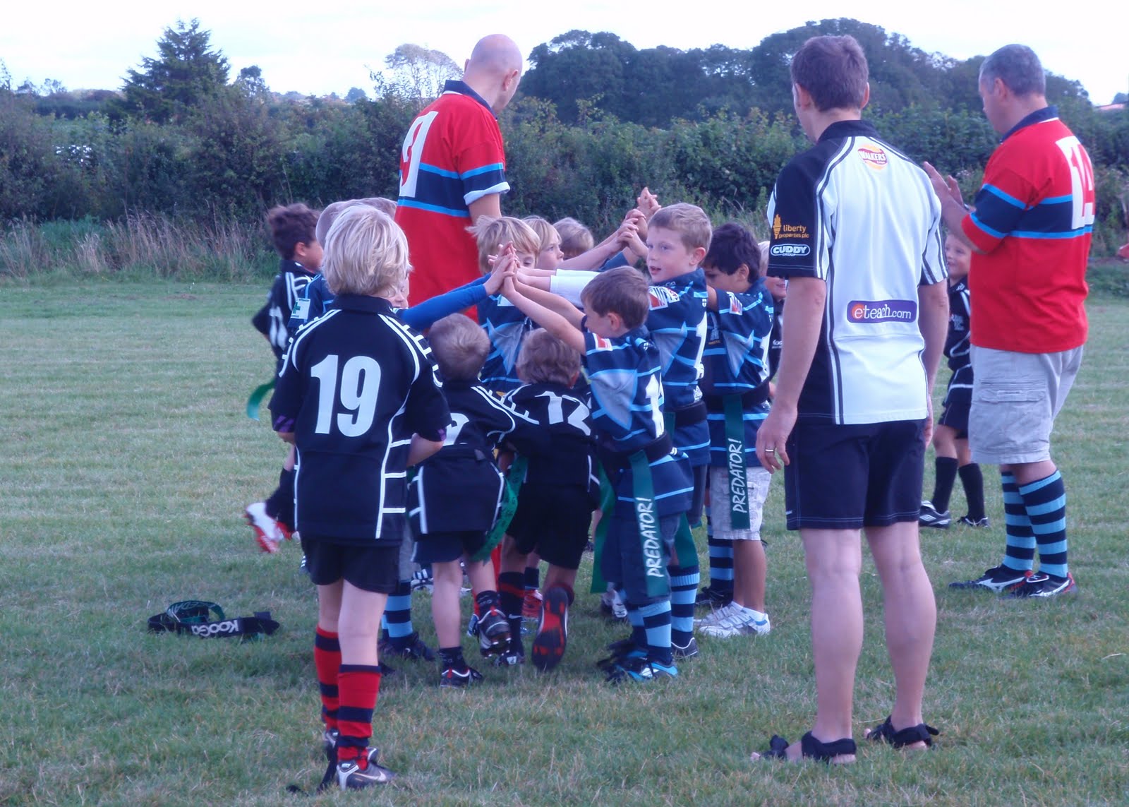 Mumbles Dragons Under 11's Rugby Team: First Game of the Season