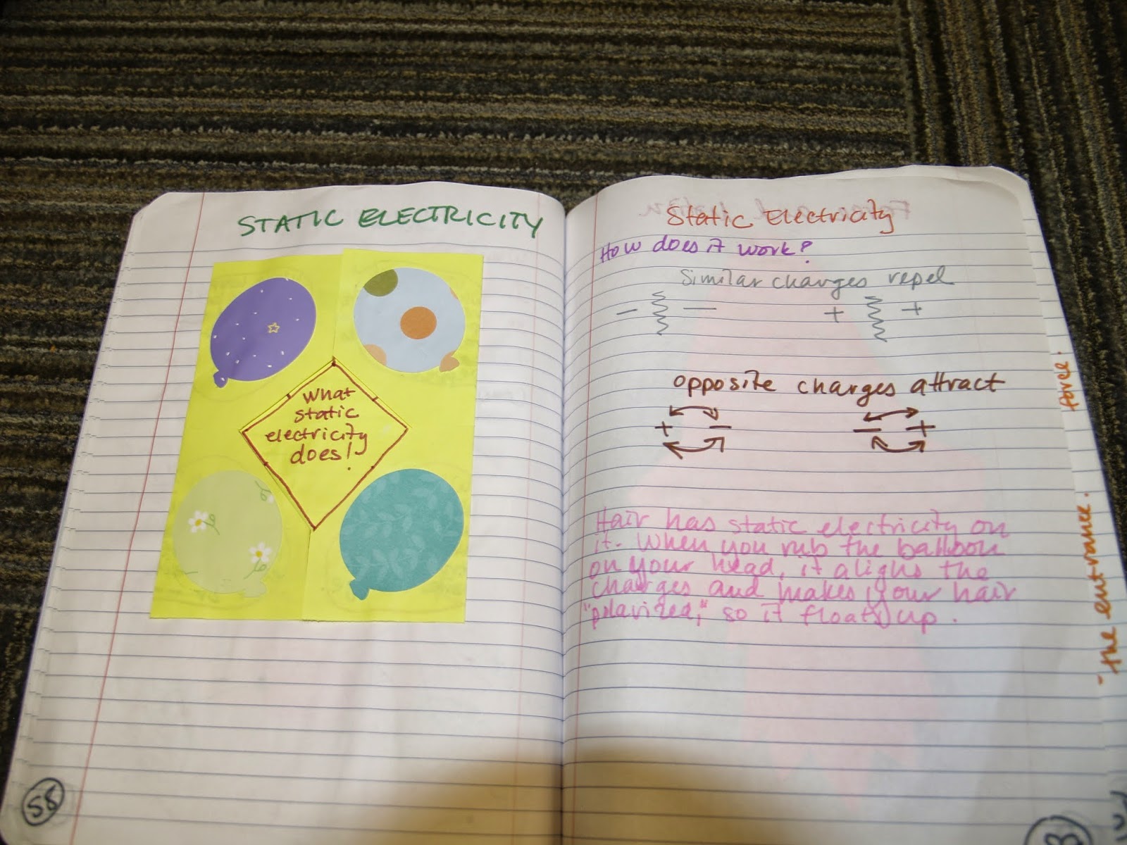 Static Electricity Lesson with Interactive Notebook Ideas - Teaching ...