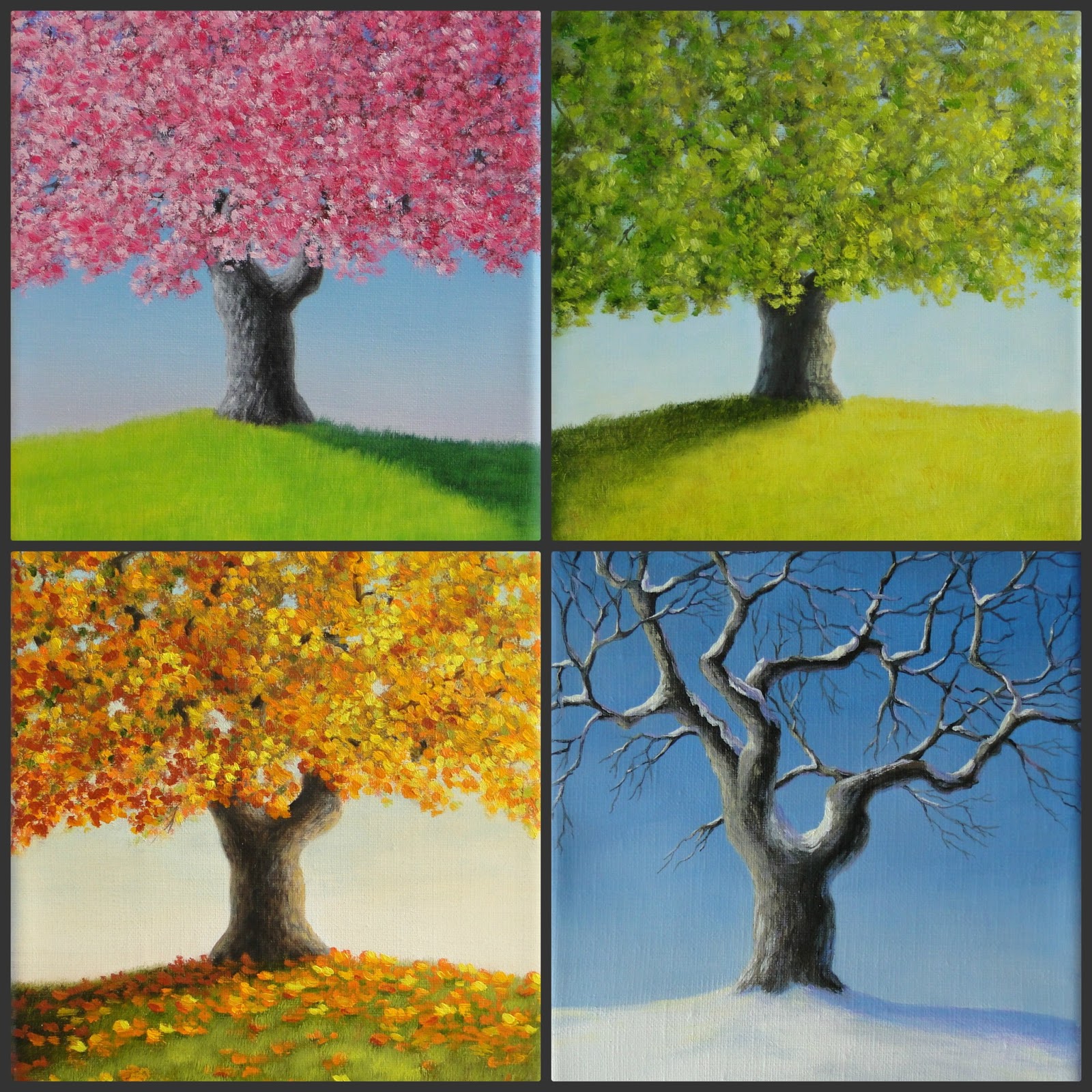 Janet Paden's Paintings: Four Seasons