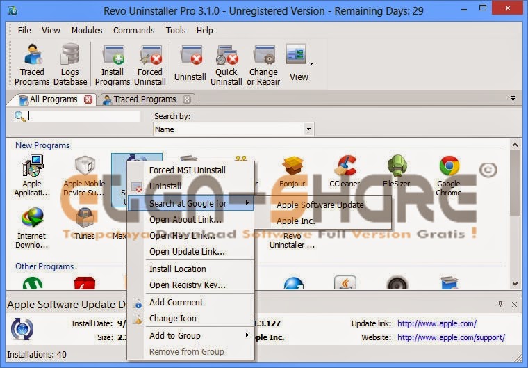 Gratis Serial Number Revo Uninstaller Pro - downuup