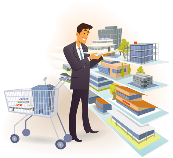 Olivier Bréaud illustration: croissance externe