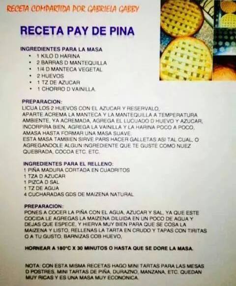 RECETAS FÁCILES CON FABY: PAYS CASEROS