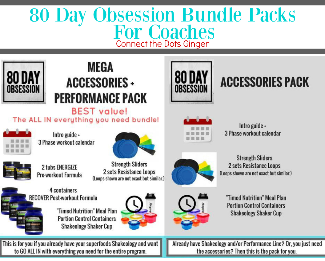 Connect the Dots Ginger | Becky Allen: 80 Day Obsession Workout Pre ...