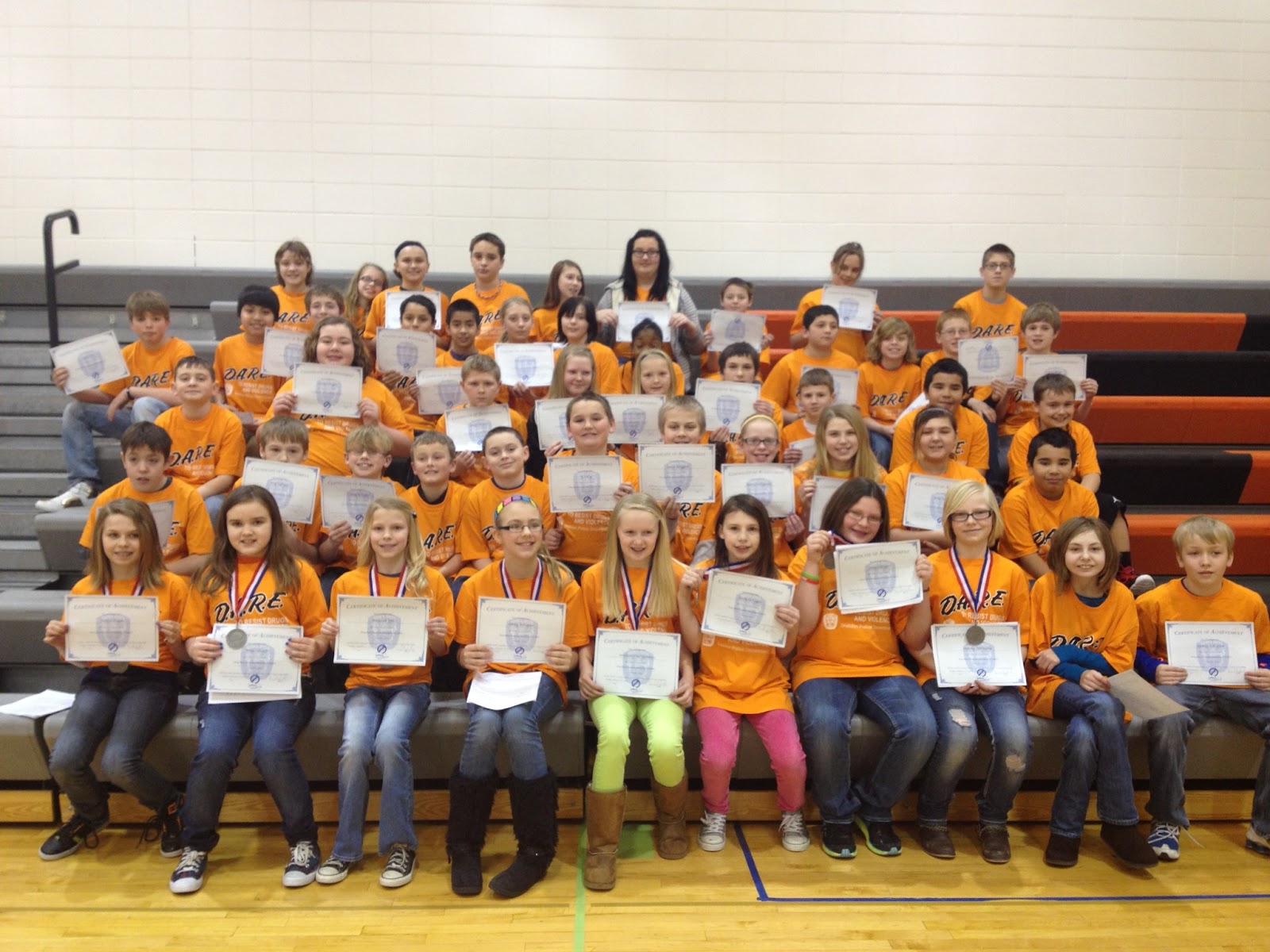 Sheldon Middle School Guidance Class: DARE Graduation 2013