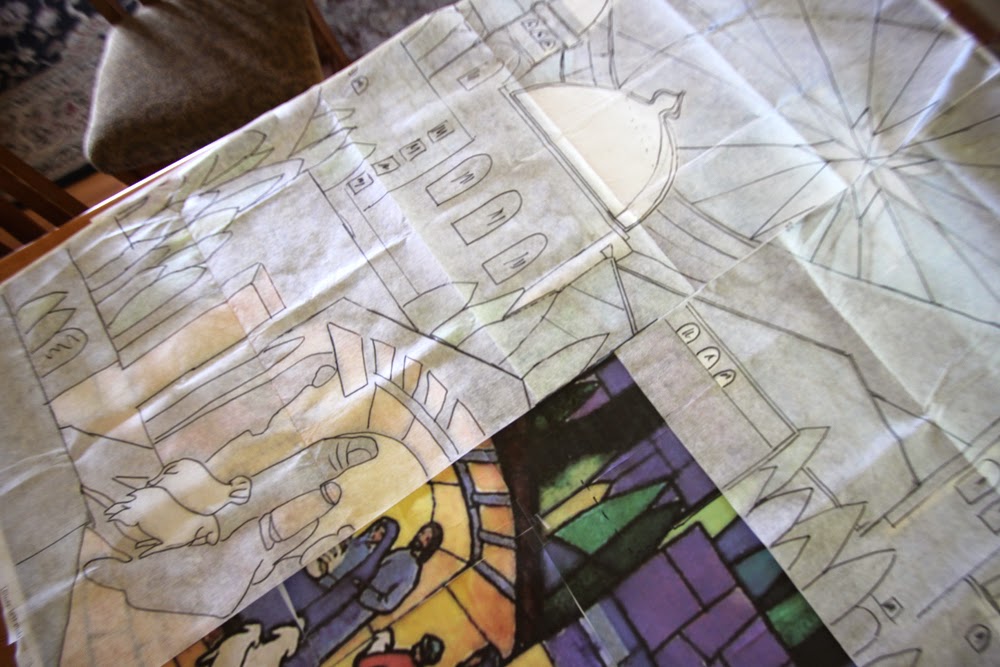 Stitchnquilt: Stained Glass Nativity