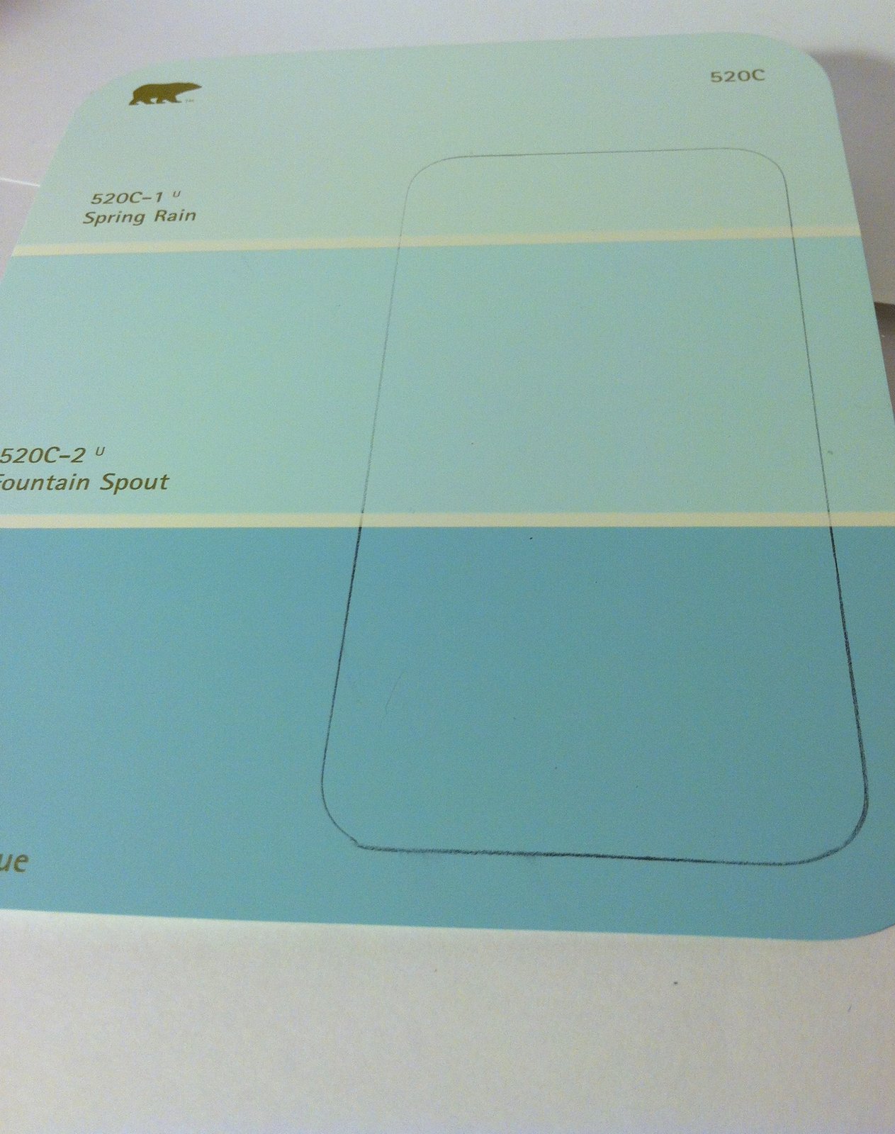 Caroline's Designs: Paint Chip iPhone Cover