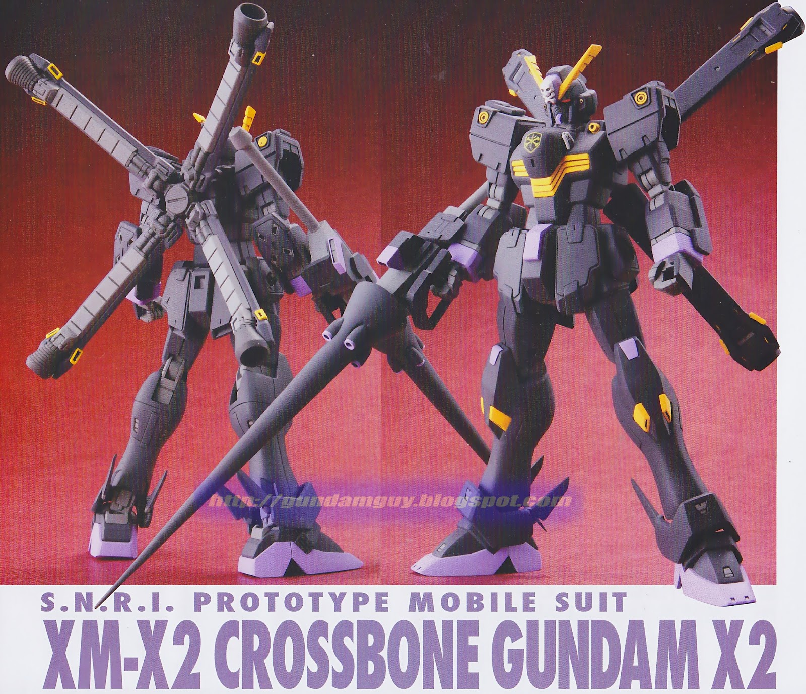 GUNDAM GUY: 1/144 XM-X2 Crossbone Gundam X2 - Conversion Build