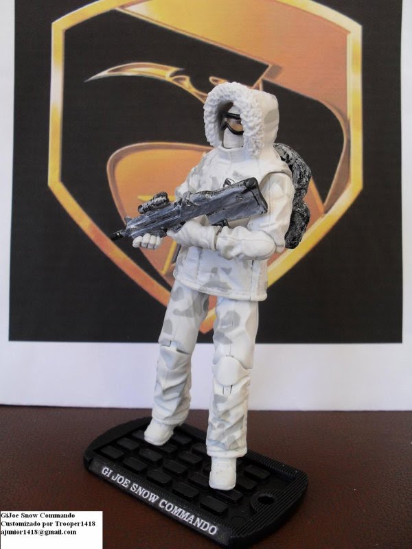 Gi joe Custom Action Figures: Gi Joe Snow Commando (ROC)