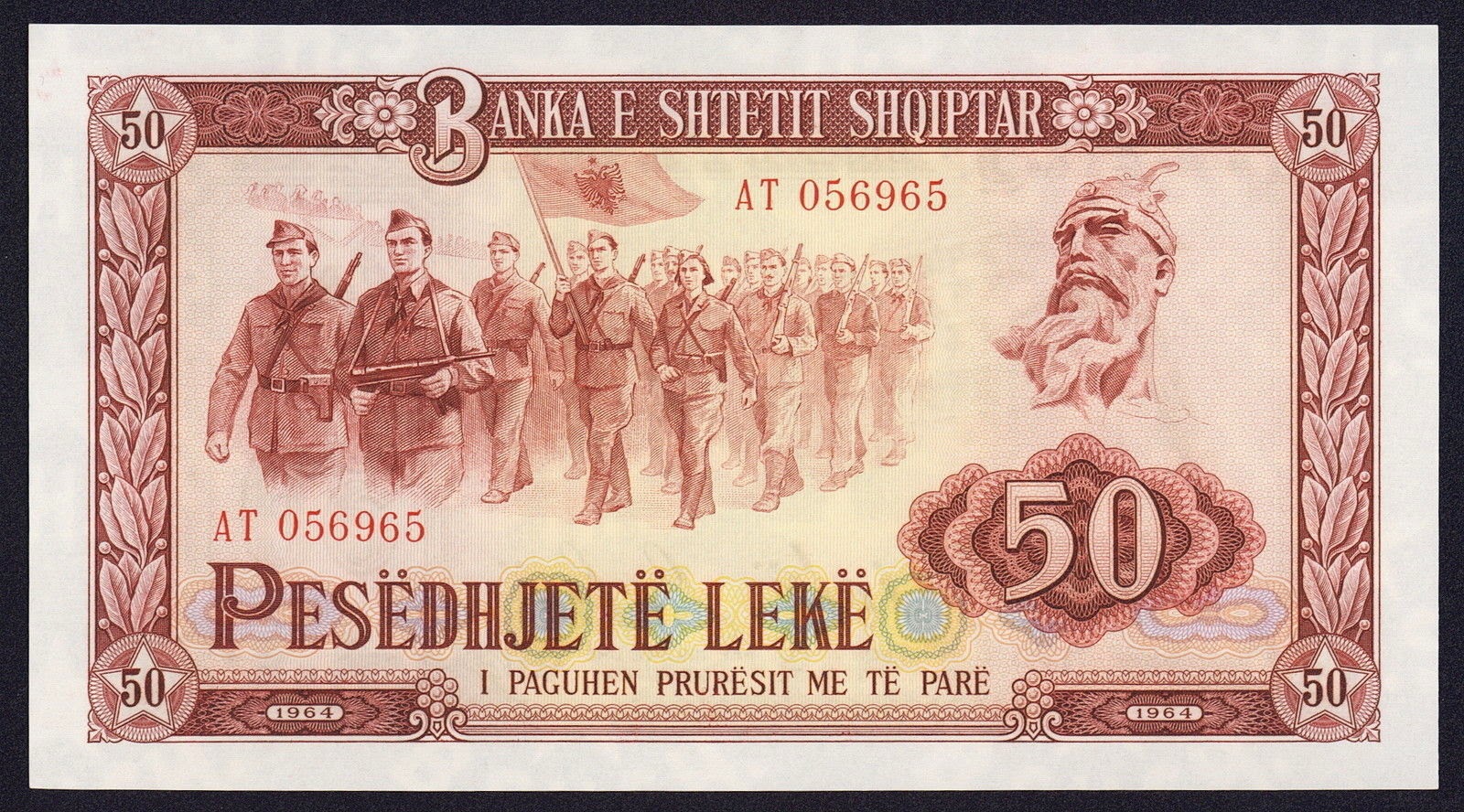 Albania 50 Lek banknote 1964|World Banknotes & Coins Pictures | Old ...