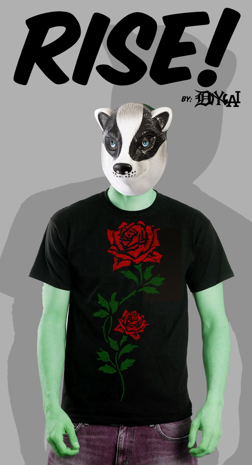 INSIDE THE ROCK POSTER FRAME BLOG: Denial Rise Hand Painted Art on Wood ...