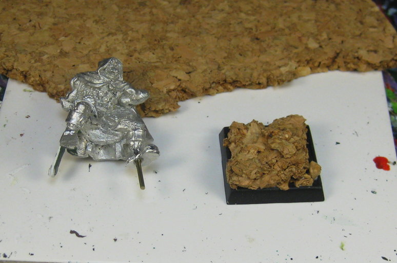 Blind Metal Minis: Cork Board Basing