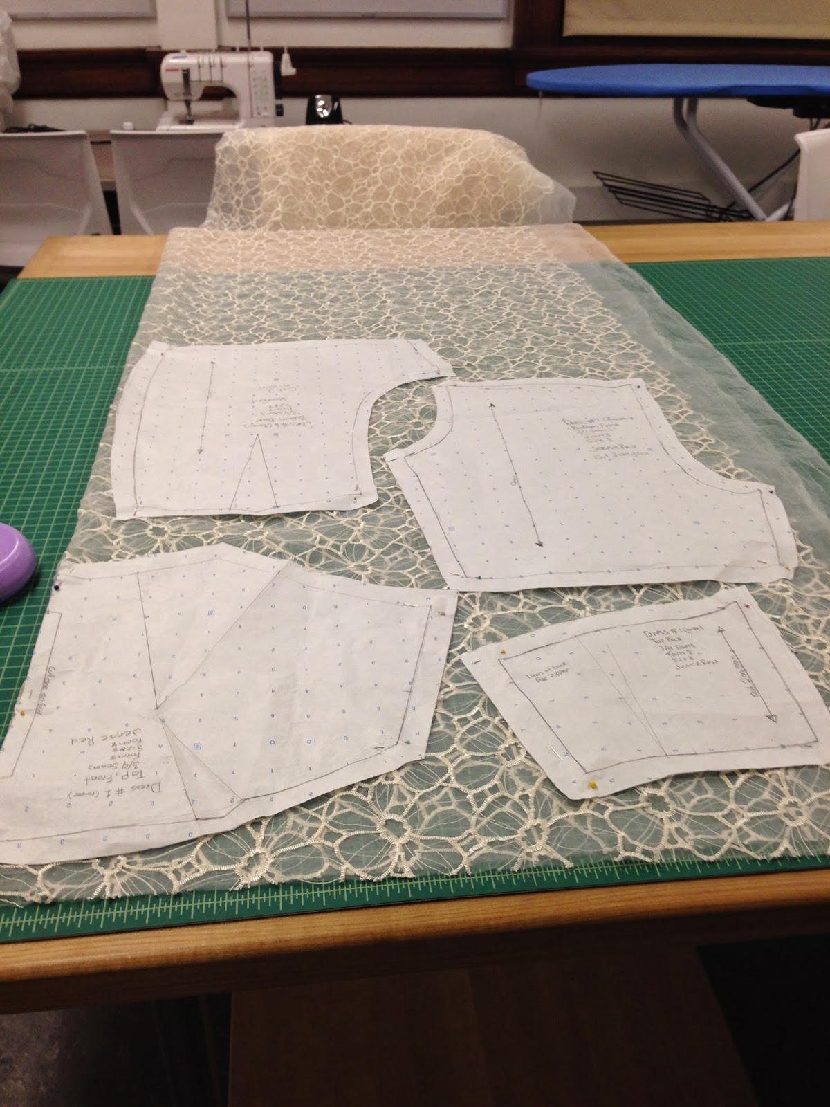 KCAD Fashion Studies Blog: Cutting out the Fabrics