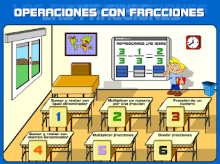 FRACCIONES :SUMA, RESTA y FRACCIÓN DE UN NÚMERO.