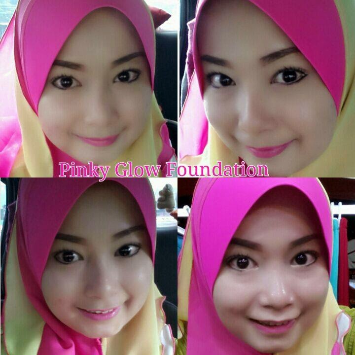 KEDAI JAMU KAK ZAH: BLV PINKY GLOW FOUNDATION