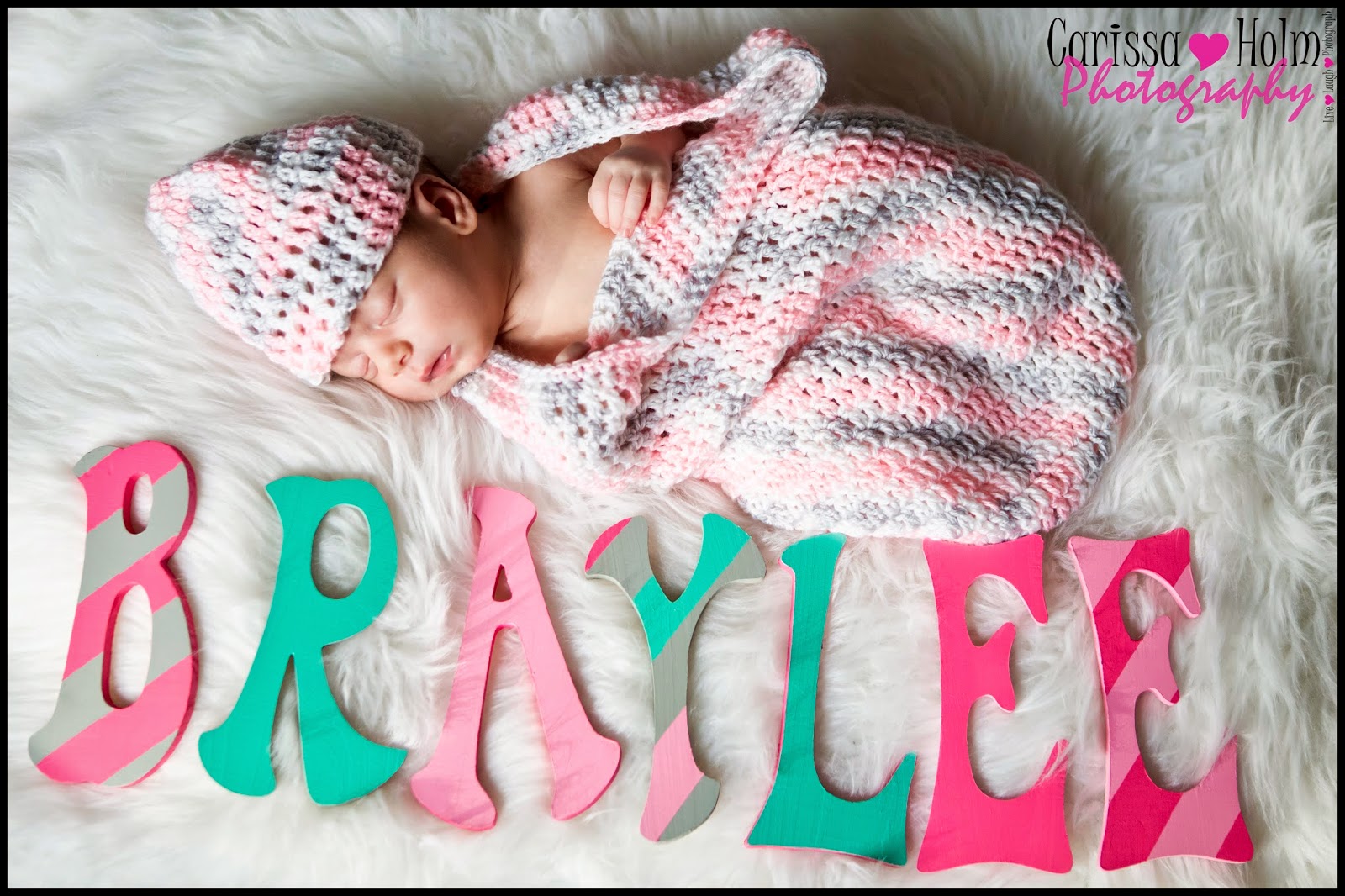Sneak Peek ~ Baby Braylee ~ Newborn Portraits | Carissa Holm Photography