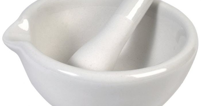 Mortero de laboratorio