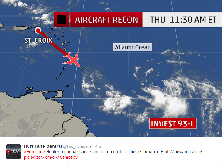 Hurricane Harbor: Invest 93L Has a Well Defined Center... but can it ...