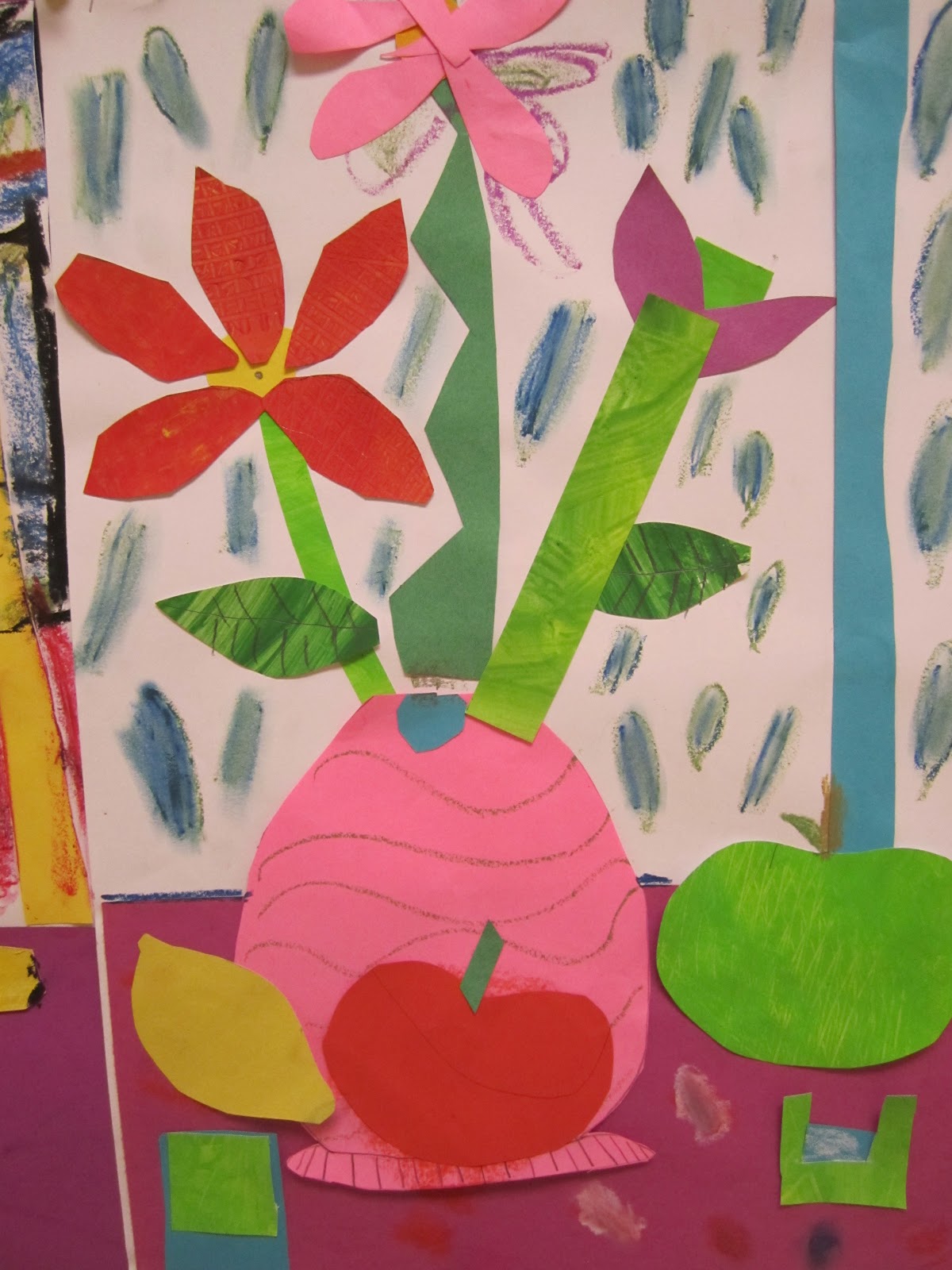 Think Create Art: Henri Matisse Still-Life Collage- 2nd Grade