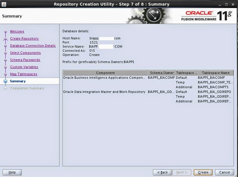 Oracle Fusion Applications Rcu For Biapps And Odi