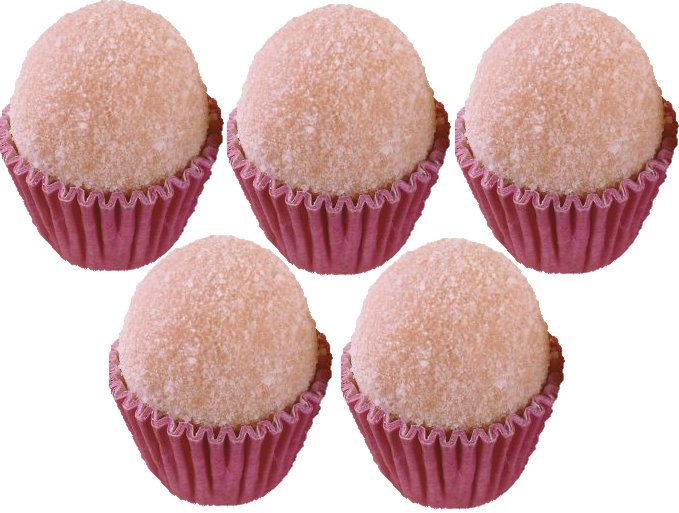 Cheiro e Sabor Salgados: Brigadeiro Rosa