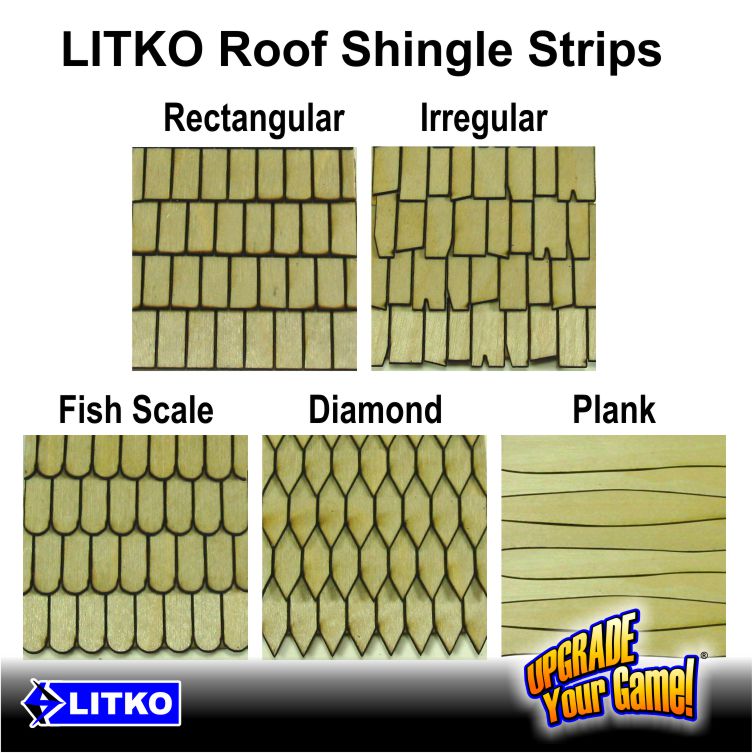Tabletop Fix: Litko Game Accessories - Roof Shingle Strips