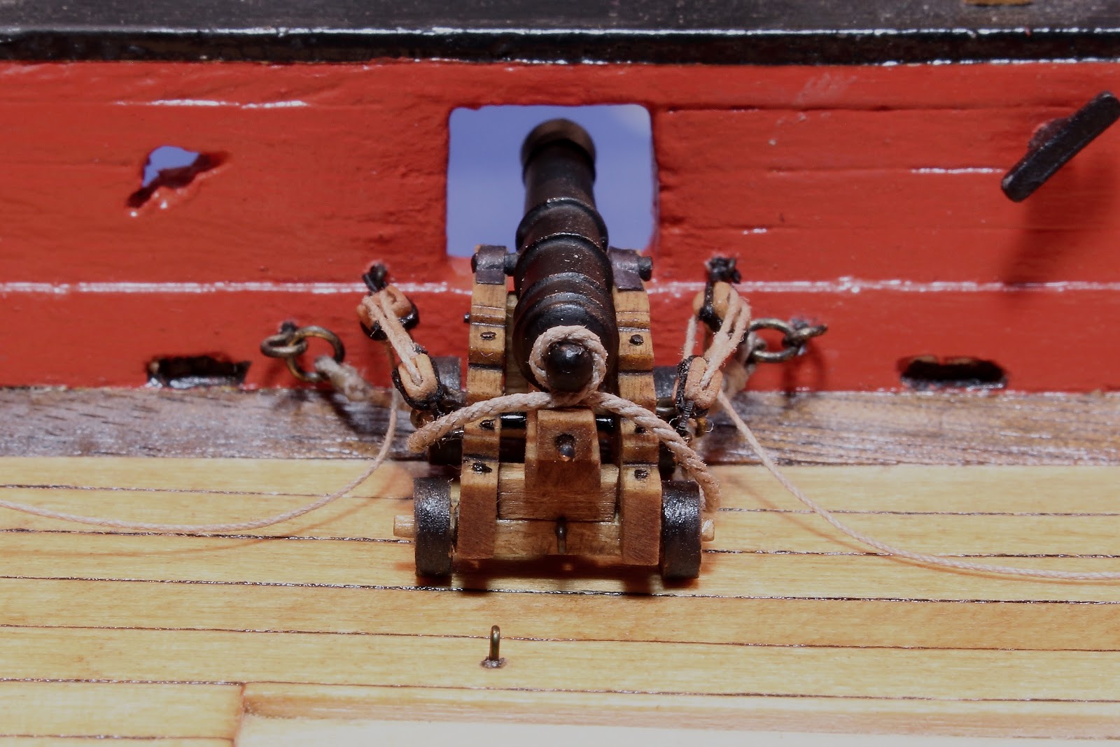 Armed Virginia Sloop 1768 10. - Rigging the gun carriages | Historic ...