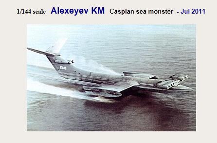 Kampfgruppe 1/144: 1/144 Alexeyev KM Ekranoplan - Anigrand