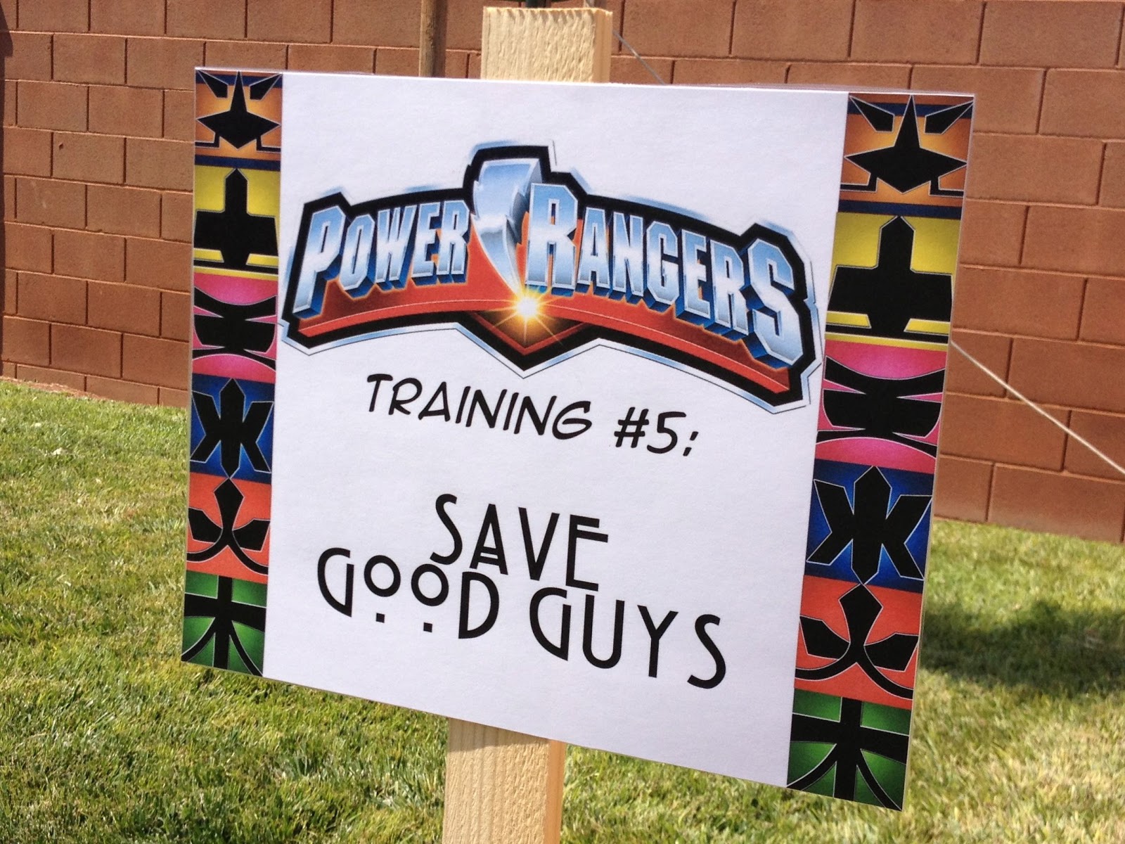 Larcie Bird: Power Ranger Birthday Party