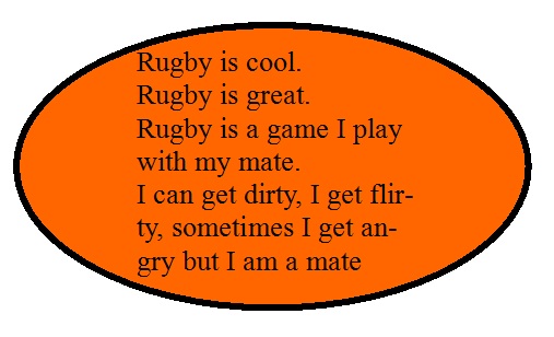 Room 3: Rugby poems by room 3