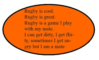 Room 3: Rugby poems by room 3