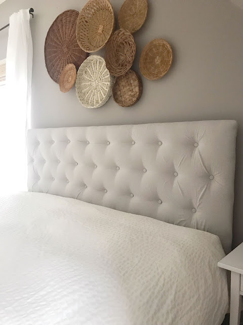 DIY Drop Cloth Tufted Headboard | R&R at home