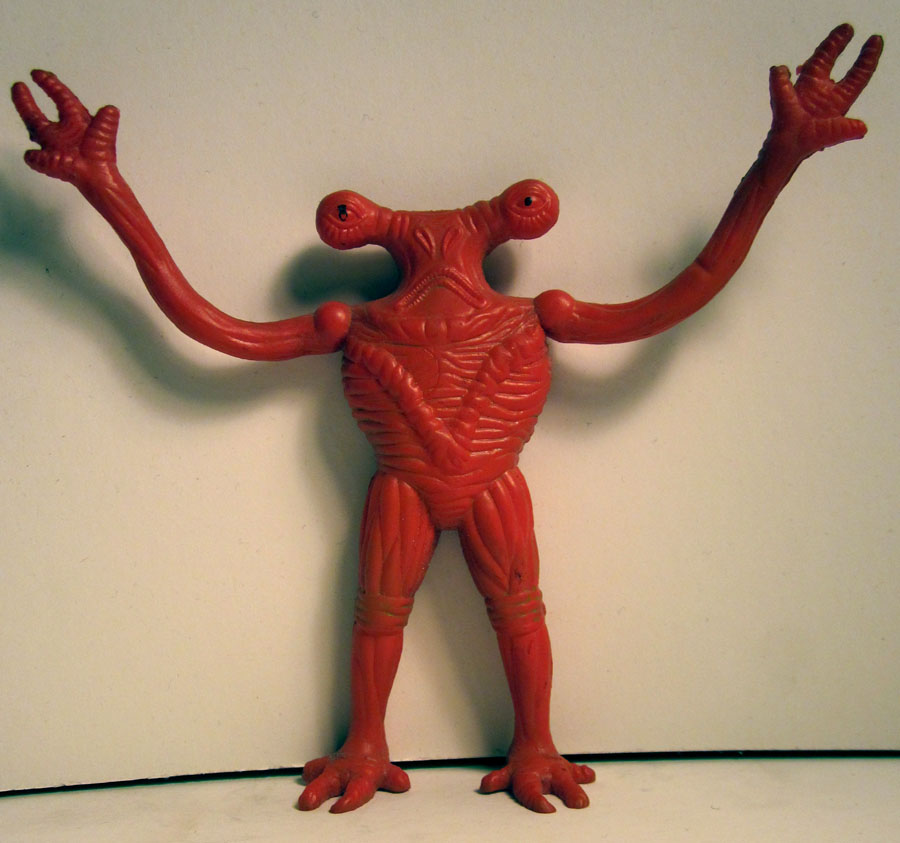 Things of Plastic: Toy Concepts - Bendy Orange Alien - F