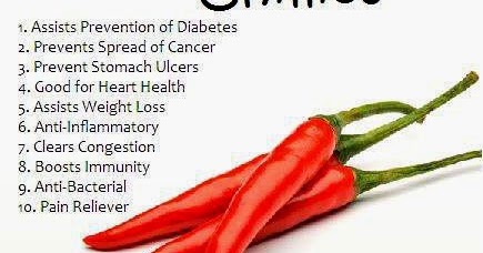 Health Benefits Of Chillies