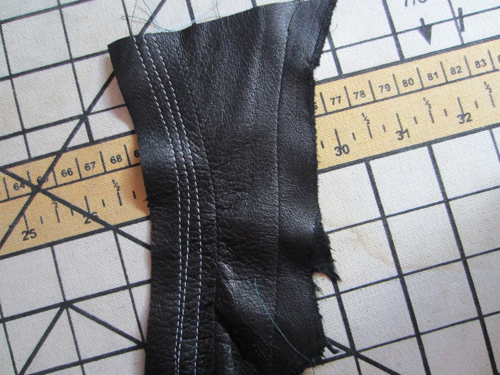 Clio & Phineas: Sewing On Leather: Stitching and Seams