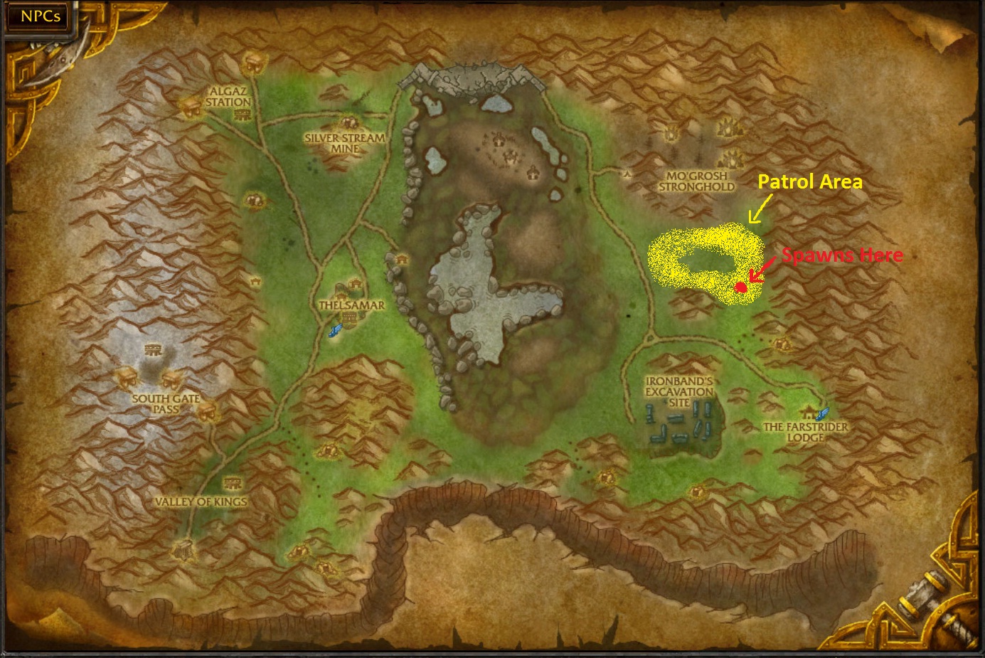 WoW Rare Spawns: Ashtail