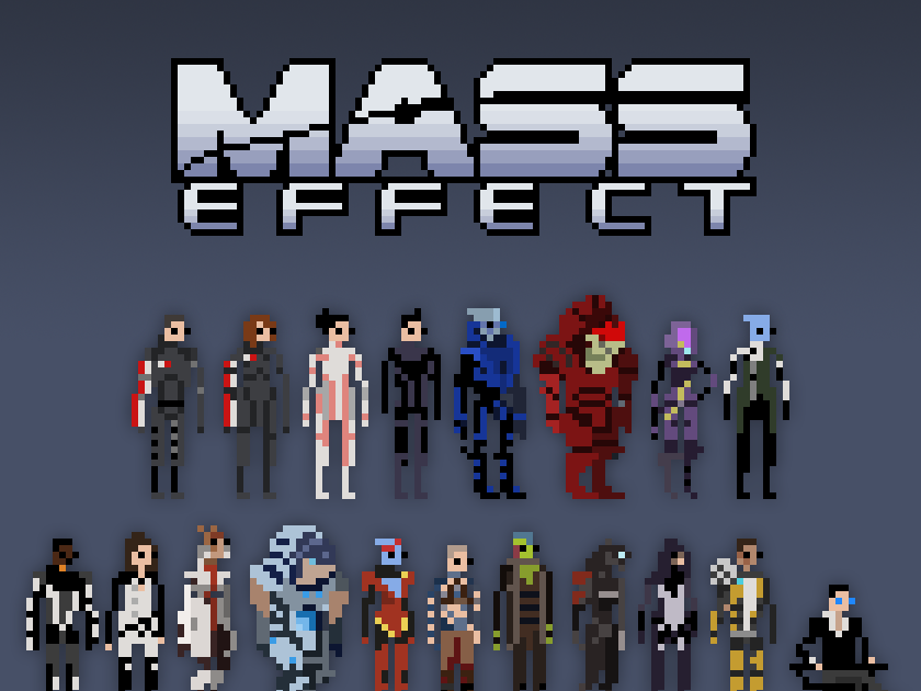 Matt Marblo's Blog of Still and Moving Imagery: Mass Effect Pixels