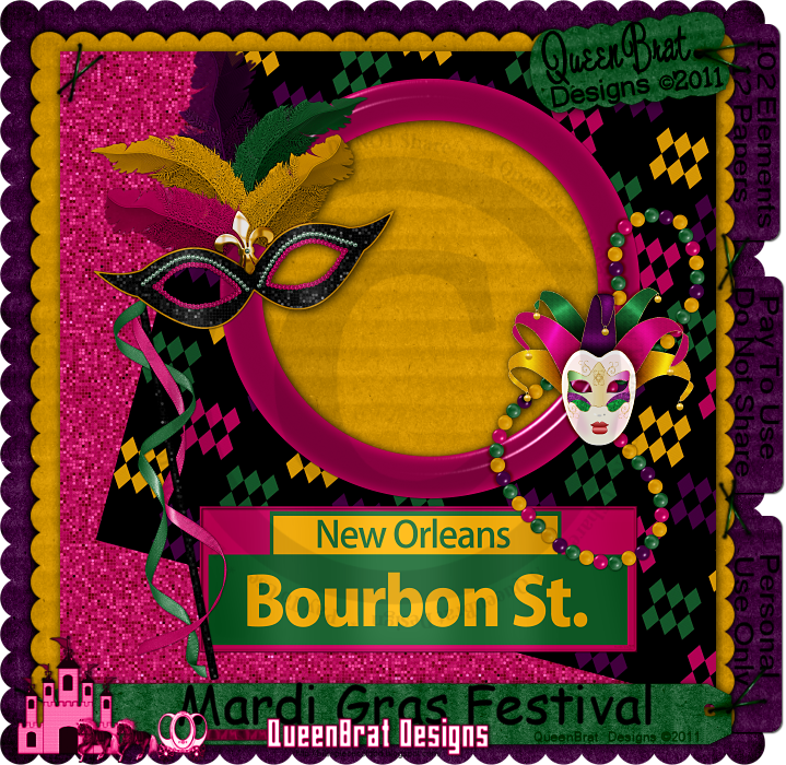 Bits N Pieces Of QueenBrat Designs: Mardi Gras Festival is released ...