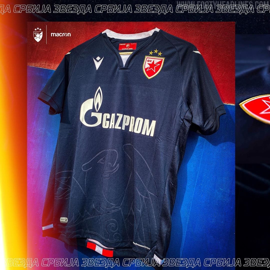 Red Star Belgrade 20-21 Away Kit Released - Footy Headlines