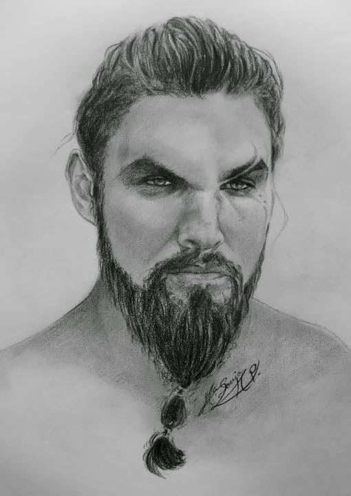 Game of Thrones Art: Game of Thrones Khal Drogo Art
