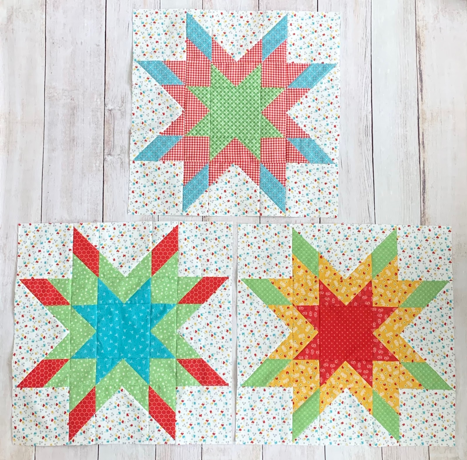 Bee In My Bonnet: Vintage Block Along - Block Seven - Star Shine Block ...