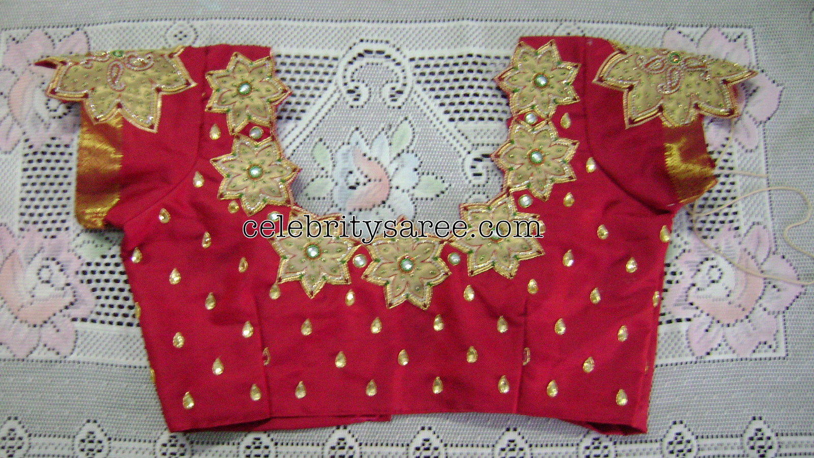 Designer Work Blouses for Silk Saris - Saree Blouse Patterns