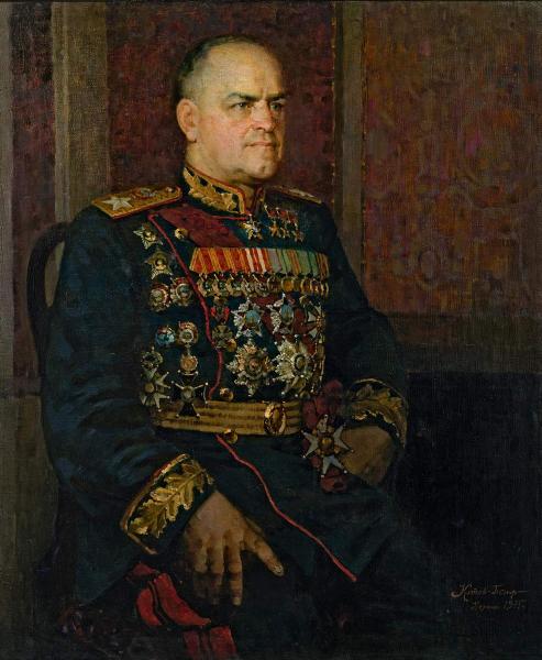 LA ESPINA ROJA: "RETRATO DE GEORGI ZHUKOV", DEL PINTOR SOVIÉTICO P. I ...
