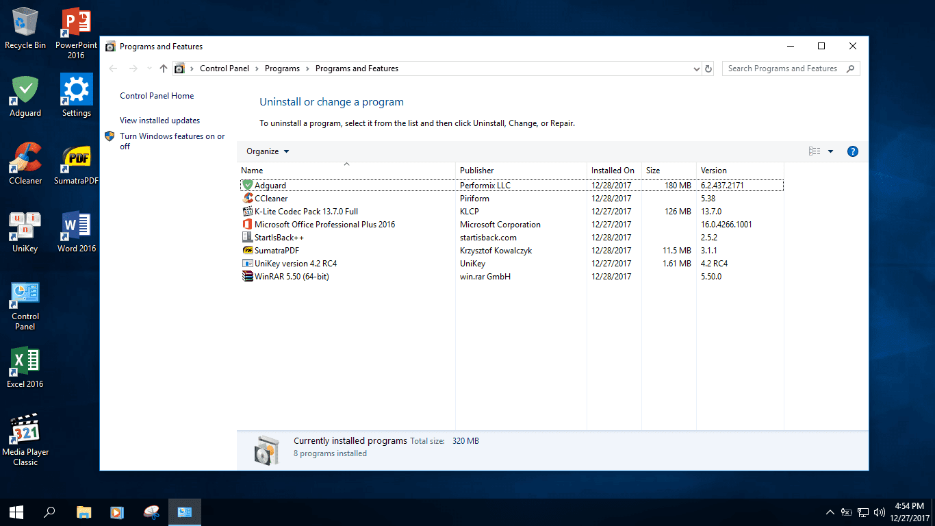 Bộ cài Windows 10 Pro Lite version 1709 phiên bản rút gọn tính năng ...