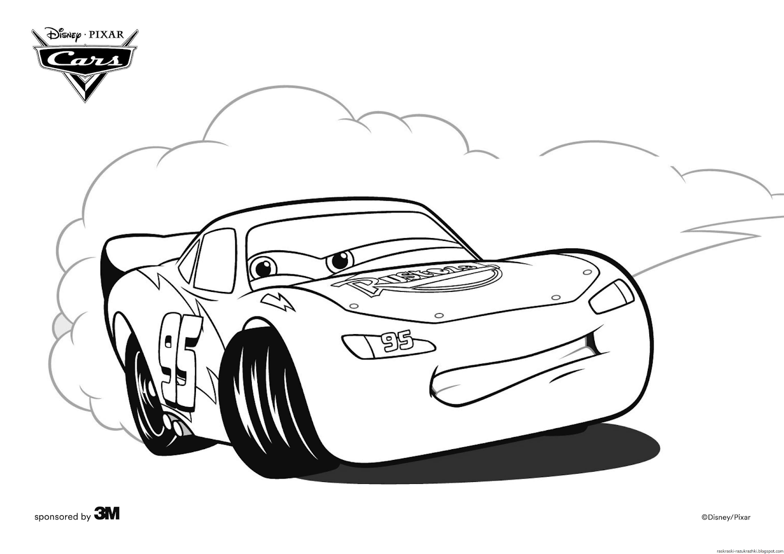 Раскраска Маквин Распечатать