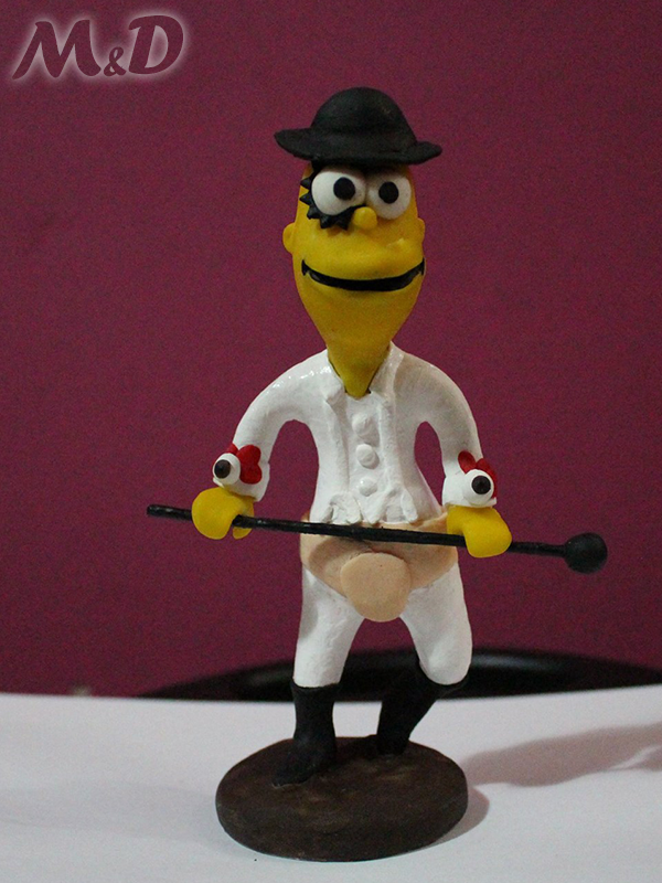 BART SIMPSON - CLOCKWORK ORANGE - ALEX DELARGE - LARANJA MECÂNICA - M&D ...