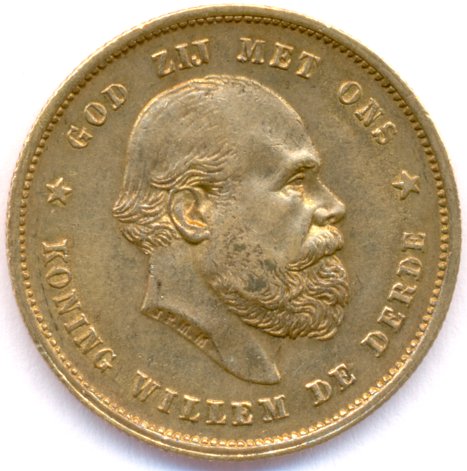 NETHERLANDS GOLD 10 GULDEN of 1876|World Banknotes & Coins Pictures ...