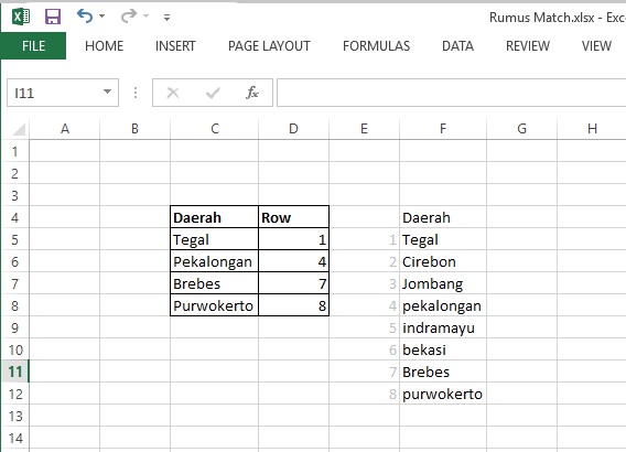 Terus belajar: Rumus Match di Microsoft Excel